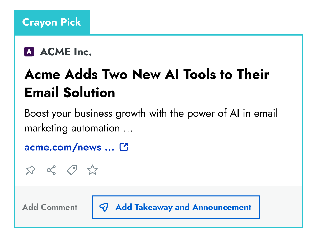 AI for Competitive Intelligence | Crayon